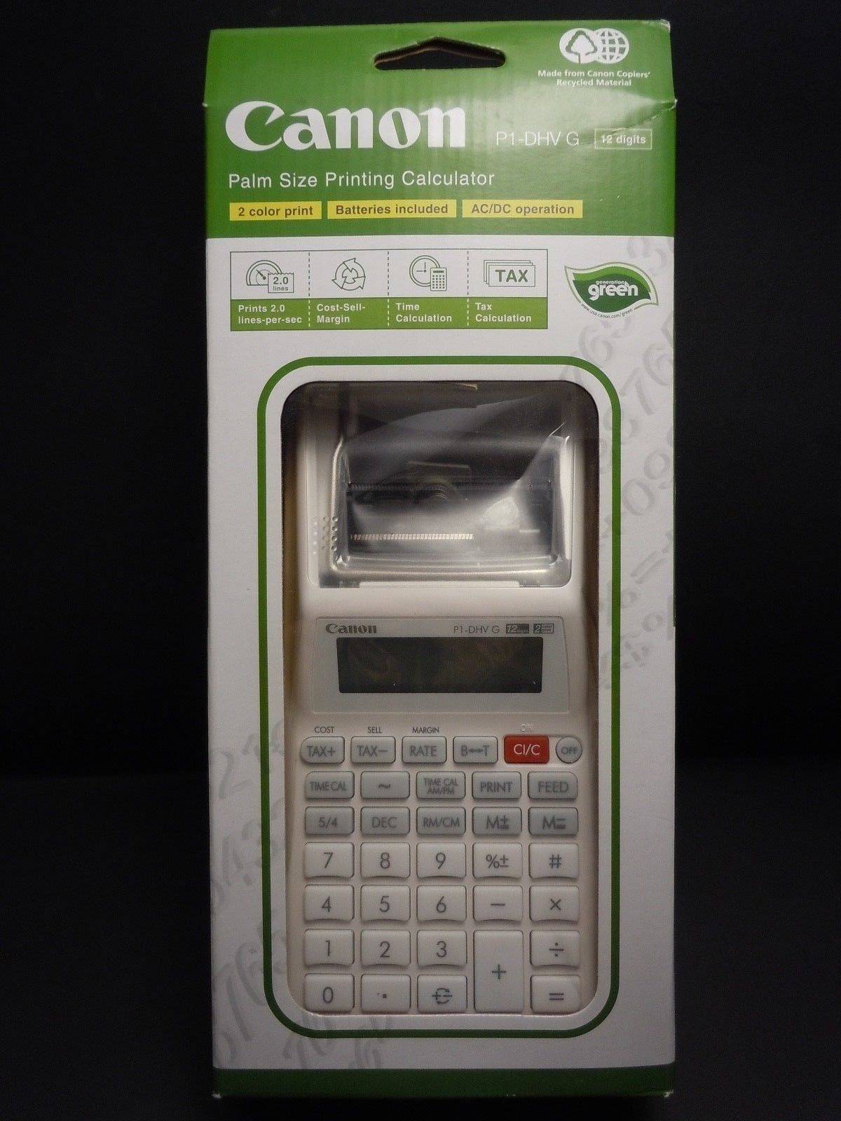 Canon Printing Calculator
