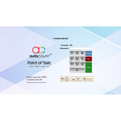 AUTOCOUNT POS BASIC 5.0