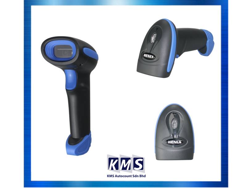 Henex 1D 2D Wireless Barcode Scanner