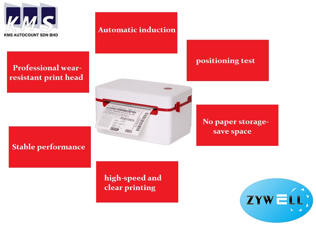 ZyWell ZY-909 Shipping Label Printer