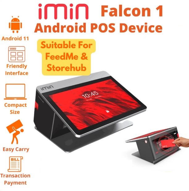 IMIN Falcon 1 | Android 11 All in One Tablet POS Desktop Terminal ...